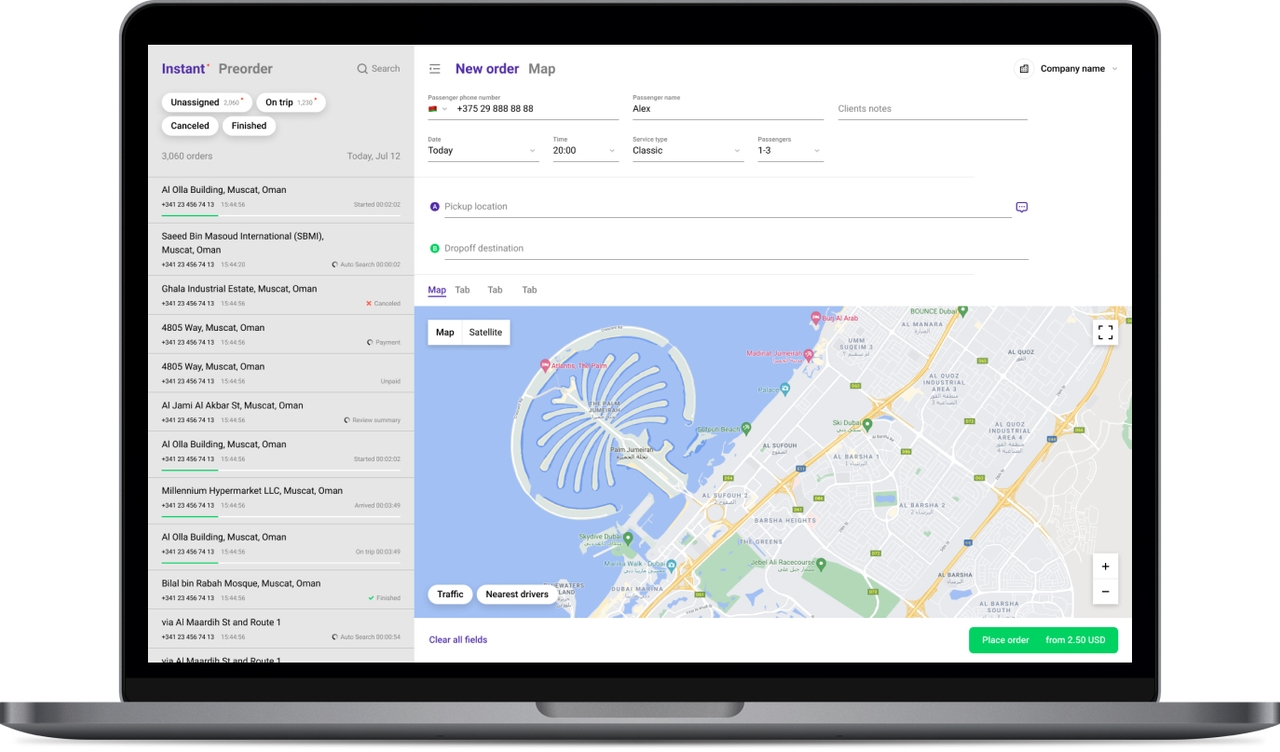 Onde App (formerly TaxiStartup) - The Ride-Hailing Business Platform