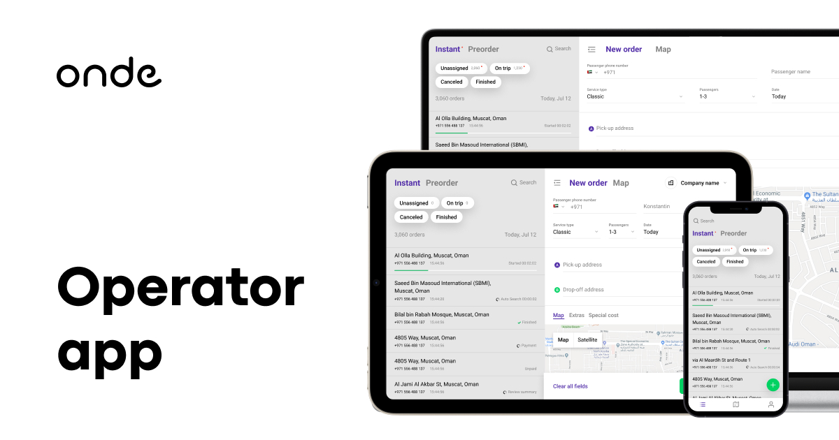 Optimize Your Taxi Business with Operator App | Onde